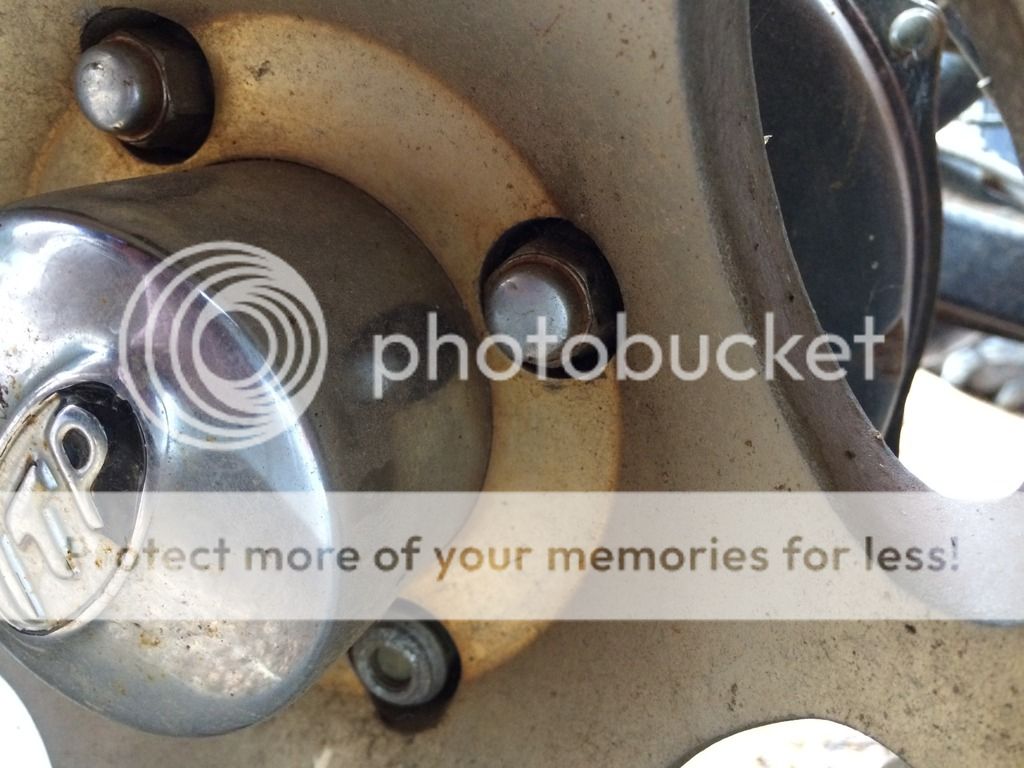 Lug nut on backwards? | Honda Foreman Forums